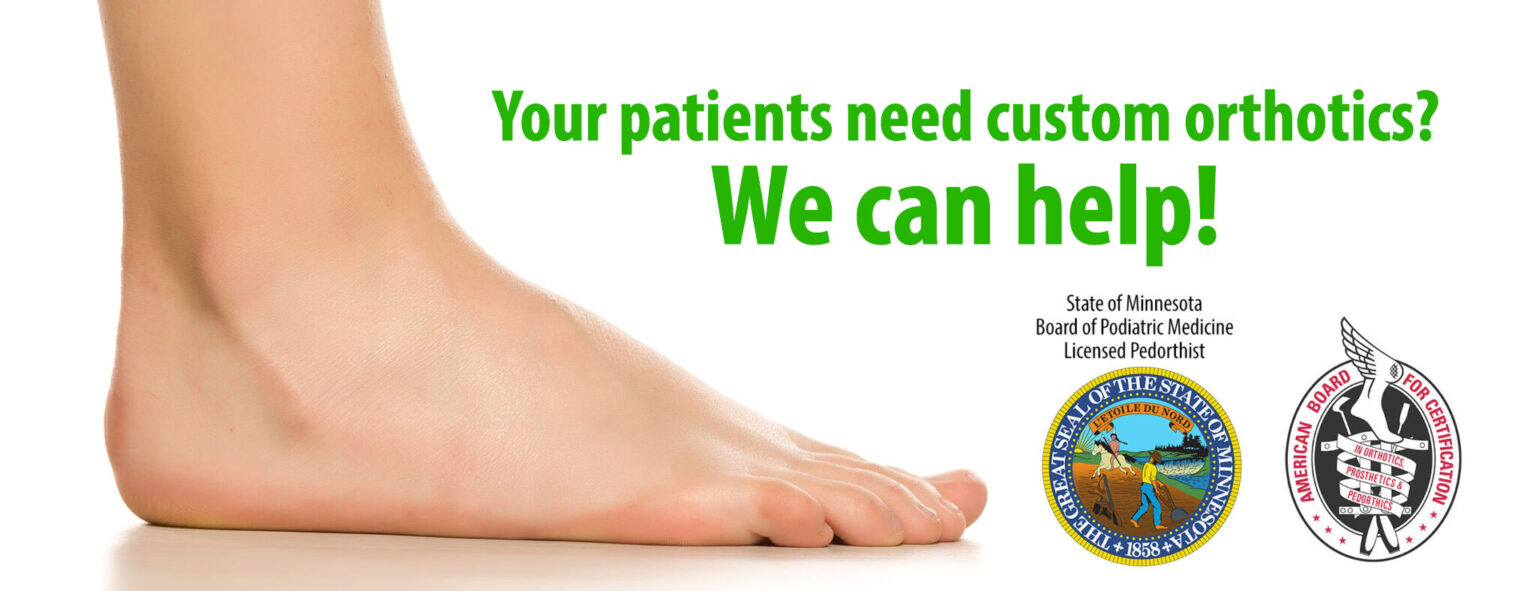 Custom Orthotics Vendor For Medical Professionals